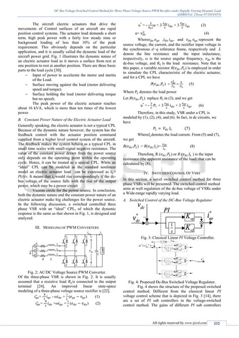 Dc Bus Voltage Switched Control Method For Three Phase Voltage Source