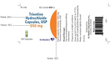 Dailymed Trientine Hydrochloride Capsule