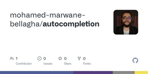 Autocompletionindexphp At Master · Mohamed Marwane Bellaghaautocompletion · Github
