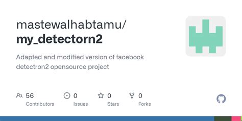Github Mastewalhabtamumydetectorn2 Adapted And Modified Version Of