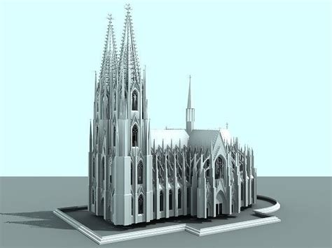 Dom Cologne Free 3D Model CGTrader