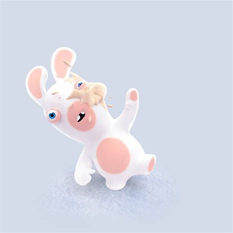 Ice Cream To The Rabbids Face Silly Rabbit Cute Pictures Fun