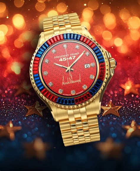 Gold President 18k Plated Trump Watches