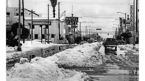 From The Archives Snow Photos From The Los Angeles Times Files Los