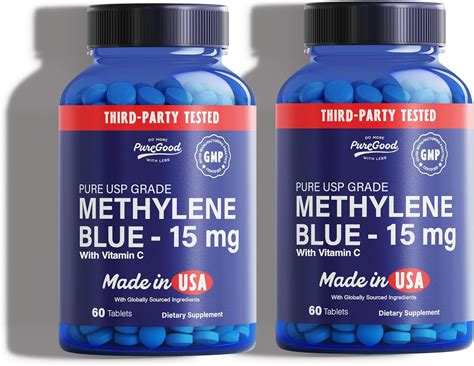 Puregood Methylene Blue Tablets 15 Mg Methylene Blue 75