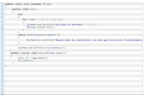 Threads Can Be Created In Two Ways In Java By Extending Thread Class