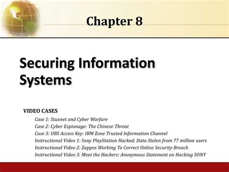 PPT Securing Information Systems PowerPoint Presentation Free Download ID 9728170