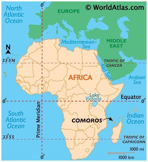 Comoros Maps And Facts World Atlas