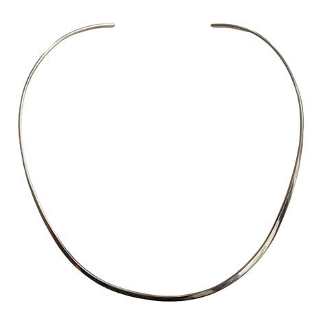 Womens Choker Necklace Silver 925s