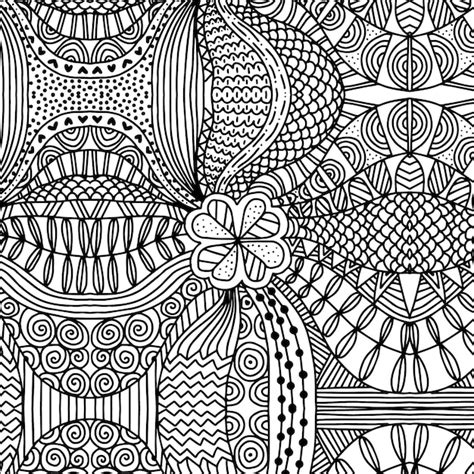 Zentangle Coloring Pages Vectors And Illustrations For Free Download