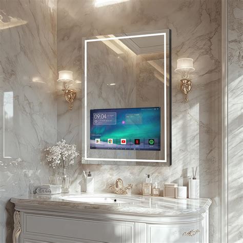 Haocrown Led Smart Mirror With Tv Review Pros And Cons Touch Screen