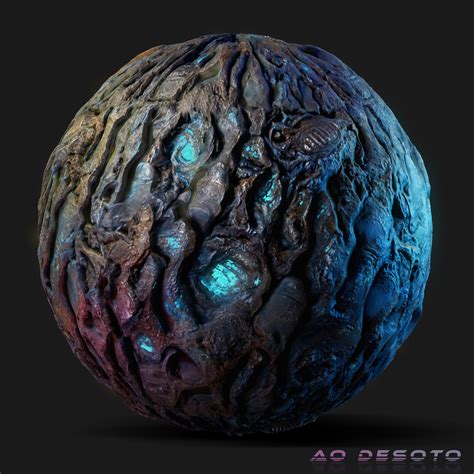 Victor Ao Soto Pbr Alien Terrain Formations