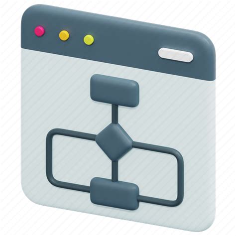 Flowchart Workflow Ux Ui Planning Process Web Icon Download On