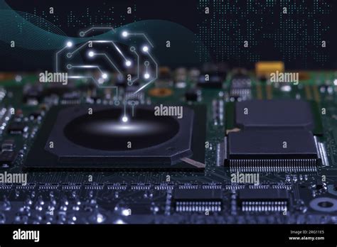 Intricate Circuit Board With Computer Hardware Showcasing Complexity Of Electronics Industry