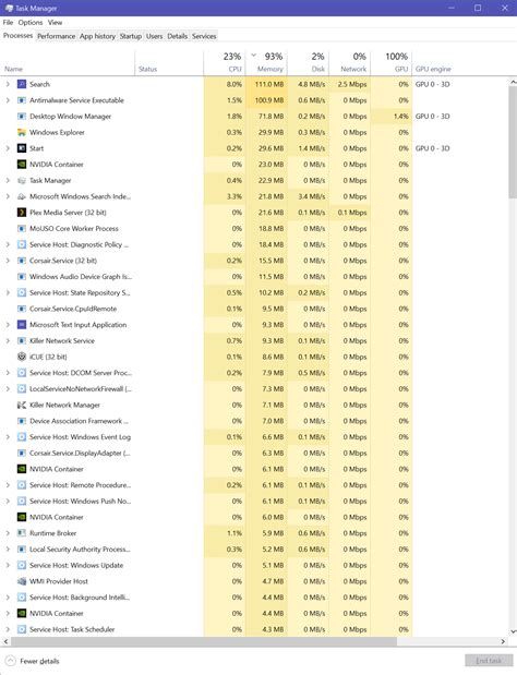 Windows 10 Maxing Out On 16gb Ram Not Reporting The Culprit On Task