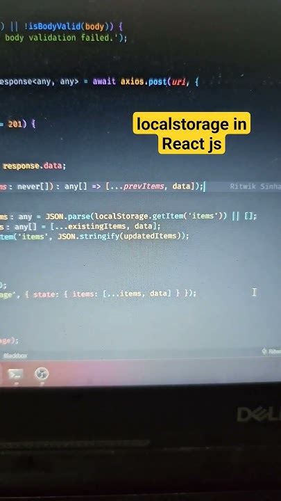 Master Localstorage In React Js Shorts Youtubeshorts Reactjs