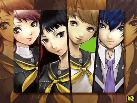 Shirogane Naoto Satonaka Chie Kujikawa Rise And Amagi Yukiko