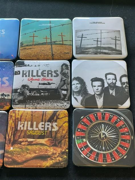 The Killers Album Cover Magnets Handmade Fan Art Set Of 12 Mr