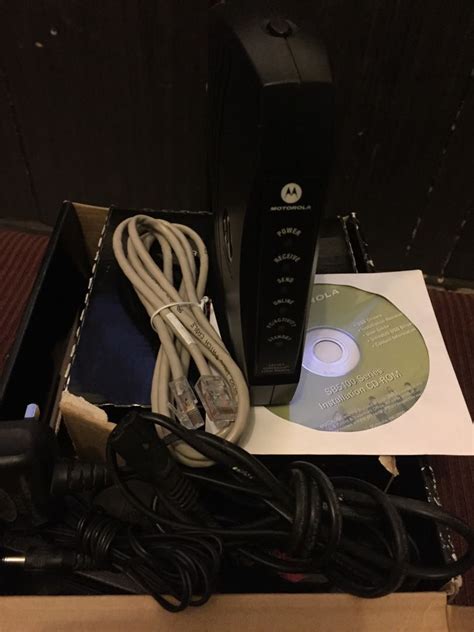 Motorola Cable Modem Computers Tech Parts Accessories Networking On Carousell