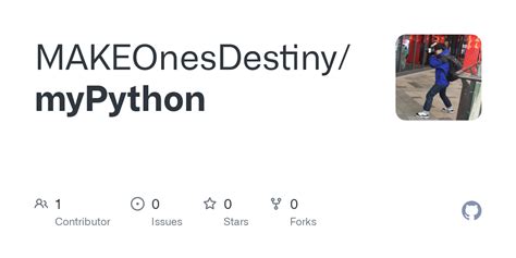 Github Makeonesdestiny Mypython