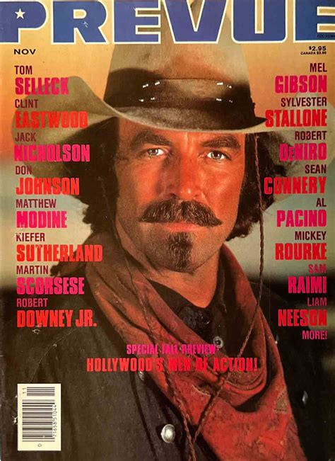 Prevue November 1990 Tom Selleck Clint Eastwood Jack Nichols