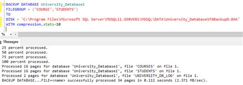 SQL SERVER DATABASE BACKUPS FULL LOG DIFFERENTIAL FILE AND FILEGROUP