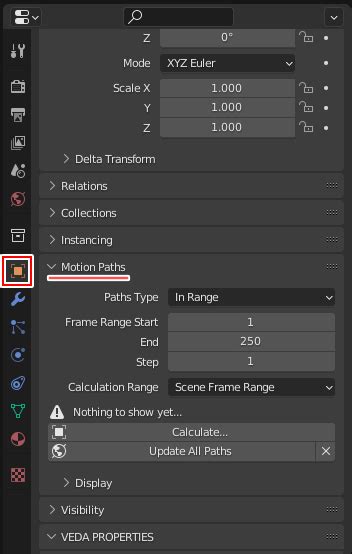 【blender】動きの軌跡表示！motion Paths（モーションパス モーショントレイル）の表示方法 らくがきクリエイトmononoco