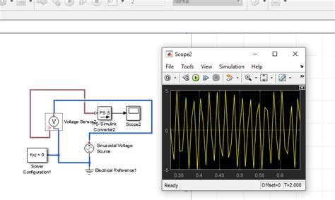 Solved 1 Normal Х Scope2 File Tools View Simulation Help