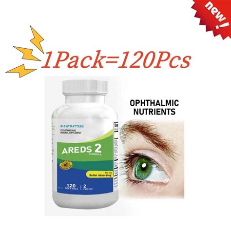 1 3x Areds 2 Formula Lutein Zeaxanthin Zinc Vitamin Ce Eye