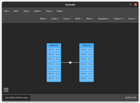 ULX3S Buttons Issue 440 FPGAwars Icestudio GitHub