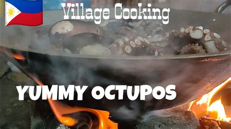 How To Cook Exotic Giant Octupos Village Style So Delicious Youtube