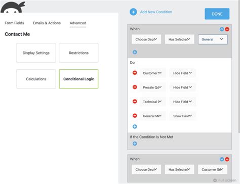 Using Conditional Logic In Ninja Forms Easy Web Design Tutorials