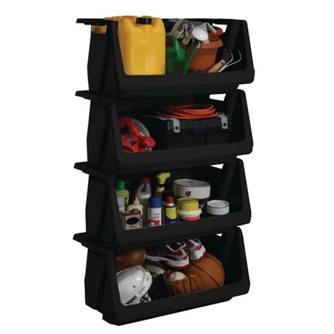 Husky Stackable Storage Bins Storage Designs