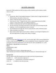 Lab COVID Arduino PWM Docx Lab COVID Arduino PWM During The COVID Pandemic We Will Be