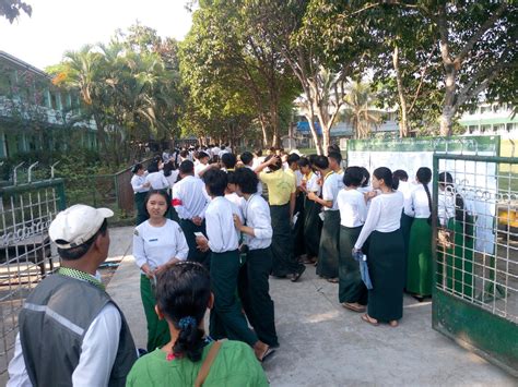 လှိုင်သာယာအနောက်ပိုင်းမြို့နယ်တွင် ၂၀၂၄ ခုနှစ် တက္ကသိုလ်ဝင်တန်းစာမေးပ