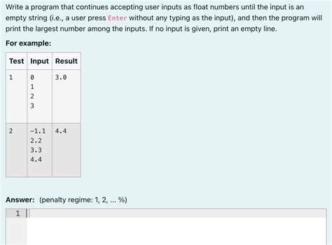 Solved Write A Program That Continues Accepting User Inputs