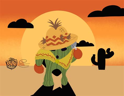 Togemon Digimon Highres Boxing Gloves Cactus Digimon Creature