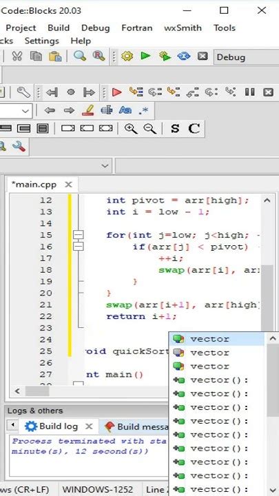 🔄 Quick Sort In C Asmr Coding Quicksort Programming Asmr Coding Sortingalgorithm Cpp