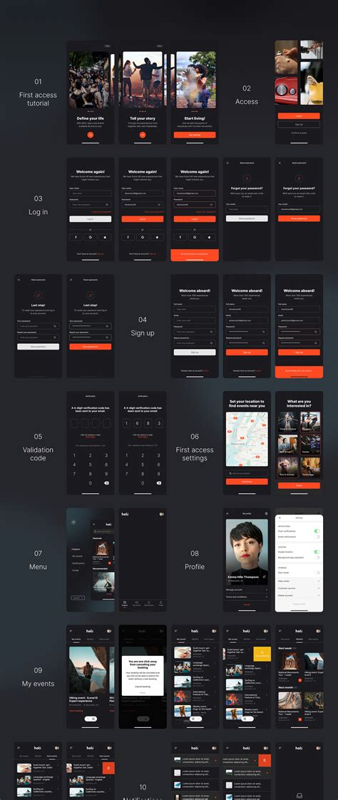 Holi · Booking Mobile App Ux Ui Kit Behance