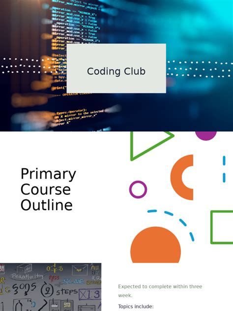 Sample Coding Club Presentation Pdf Control Flow Python