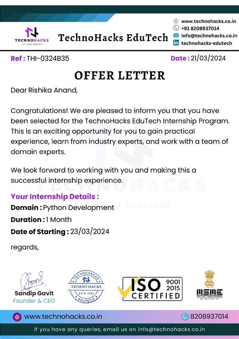 Internship Professionalgrowth Careerdevelopment Pythondevelopment