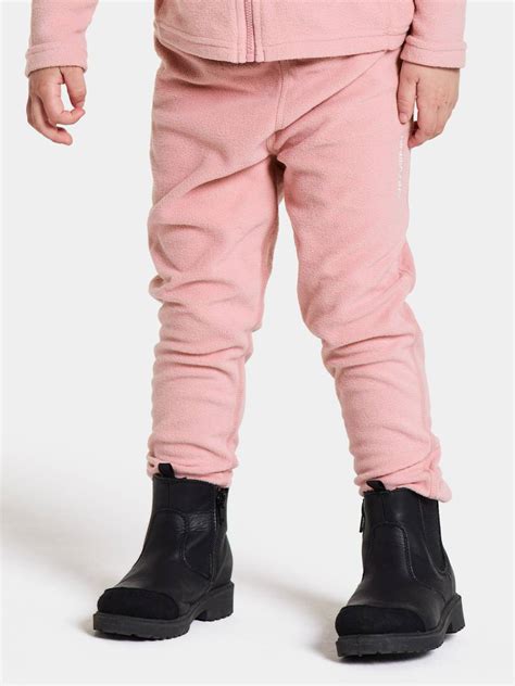 Didriksons Fleece Bukse Monte Soft Pink Familiebutikkenno