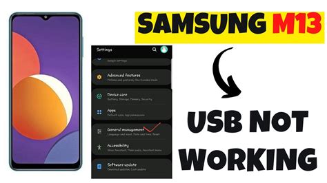 Samsung M13 Usb Issue Usb Not Working Usb Problem Youtube