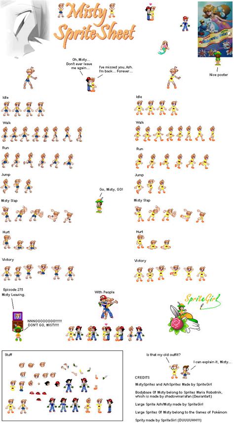 Misty Spritesheet By Spritegirl On Deviantart
