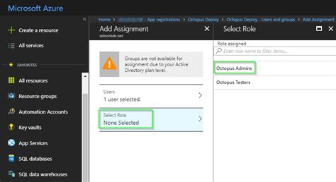 Azure Active Directory Authentication Octopus Deploy