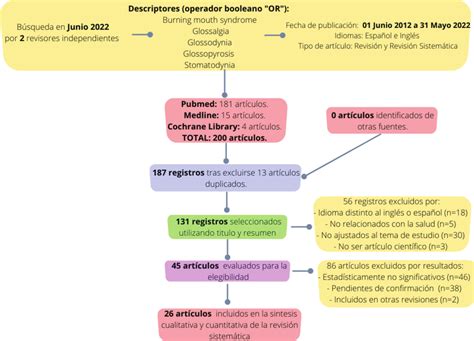Diagrama De Flujo Flujo De Información De La Revisión Sistemática