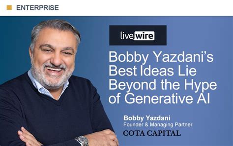 Livewire Markets Bobby Yazdani On Ai Supercycles Cota Capital Posted On The Topic Linkedin