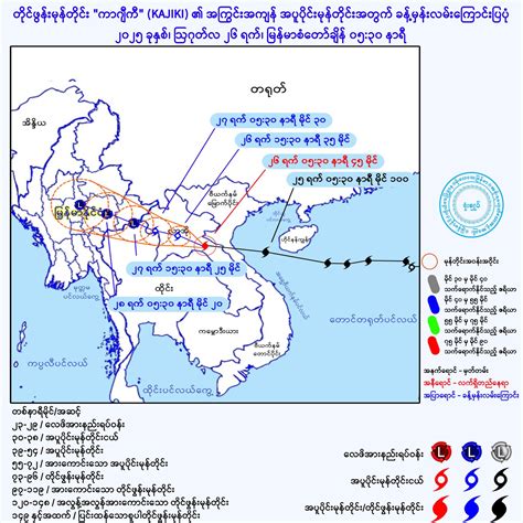 တိုင်ဖွန်းမုန်တိုင်း မိုးလေဝသမြန်မာ ရန်ကုန်ဌာနခွဲ Facebook