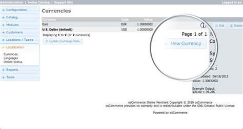 currencies and languages setup fastwebhost tutorials