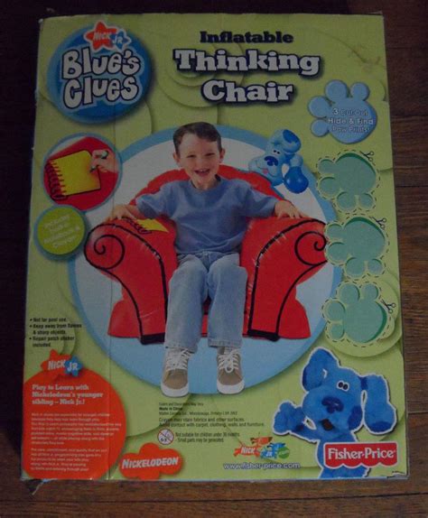 Blues Clues Red Thinking Chair Nib Sealed Full Size Holds Up To 70lb